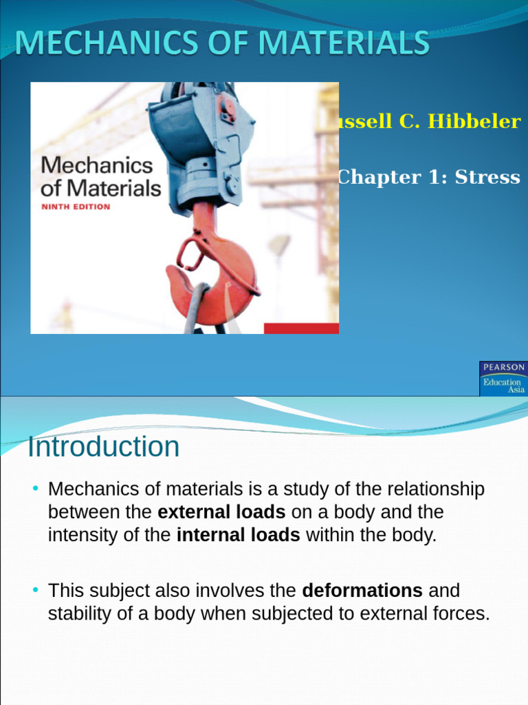 Chapter 1 STRESS_lecture July 6 | PDF | Stress (Mechanics) | Force