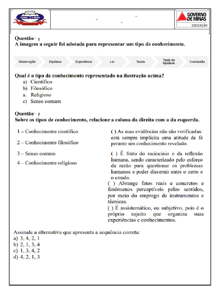 Exercicio 6 Ano | PDF