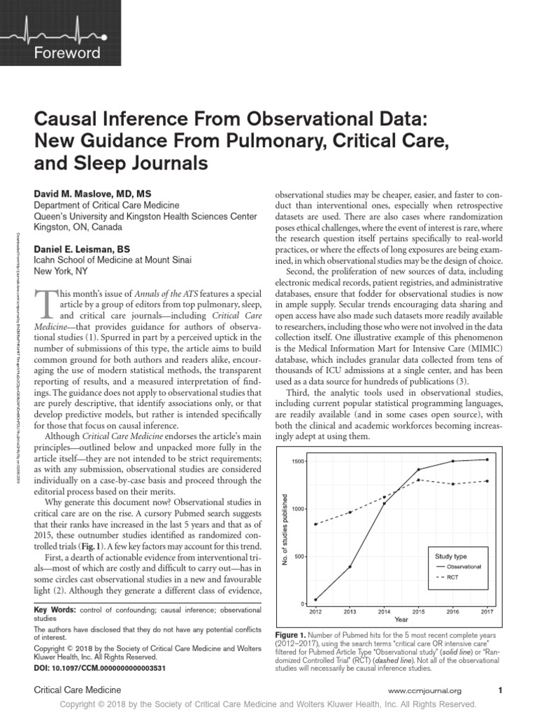 Causal Inference From Observational Data | PDF | Causality | Confounding