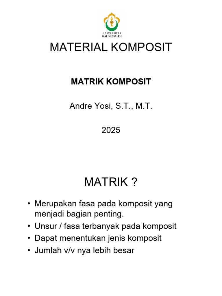 3. Matrik Komposit | PDF