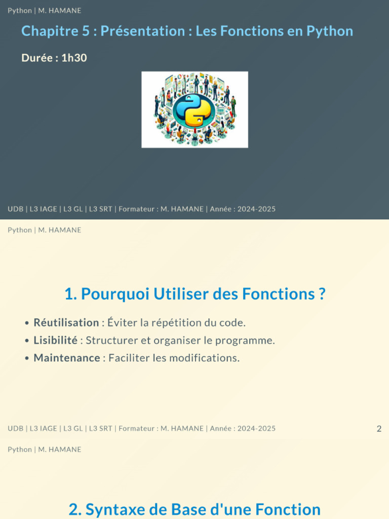 Chapiter5 Fonctions | PDF