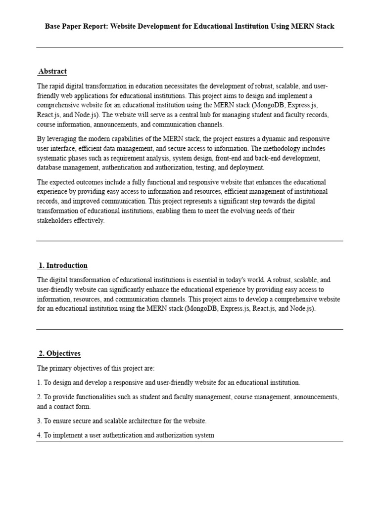 Mern Stack Pdf Databases Web Development