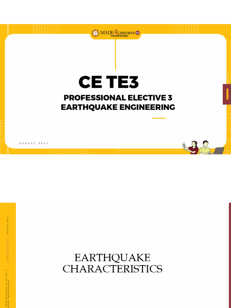 Earthquake Engineering Basics | PDF | Earthquakes | Applied And ...