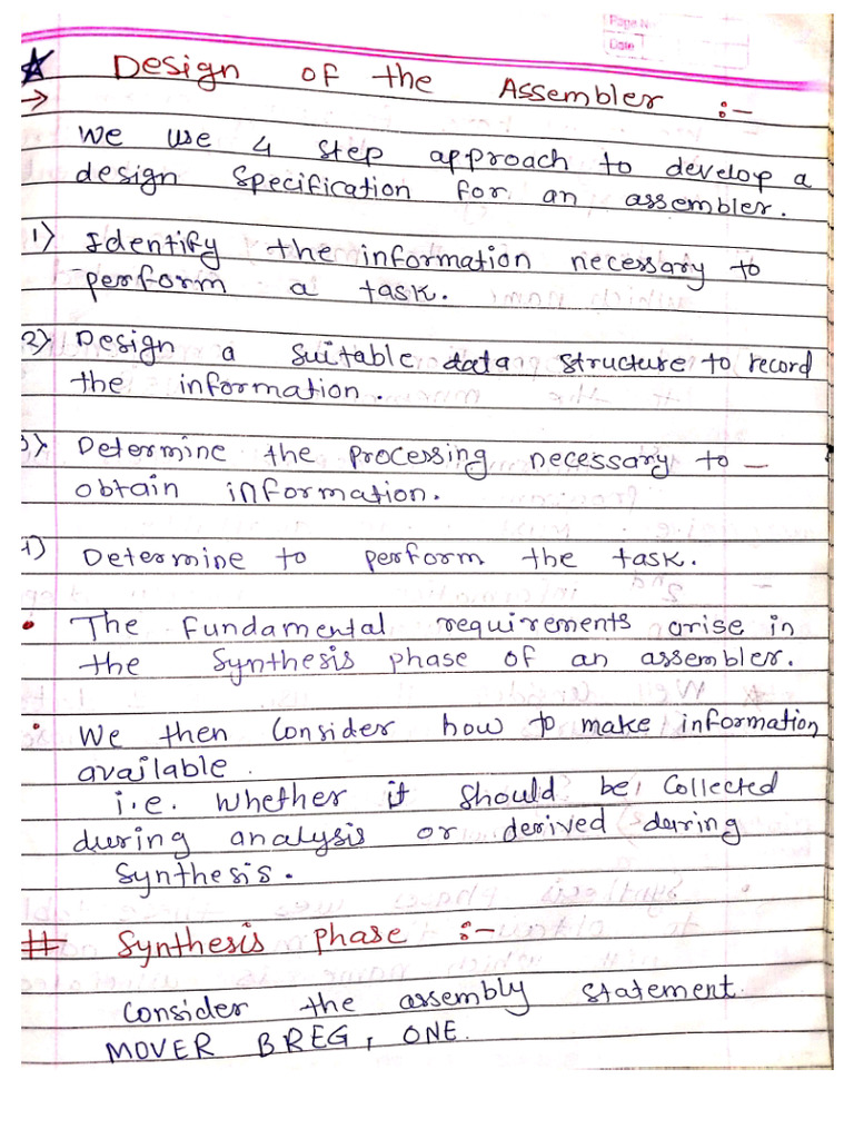 Design of Assembler | PDF