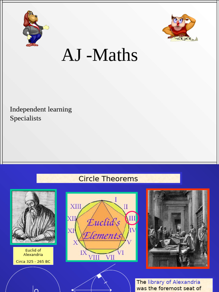 Circle Theorems and Geometry Proofs | PDF | Circle | Euclid