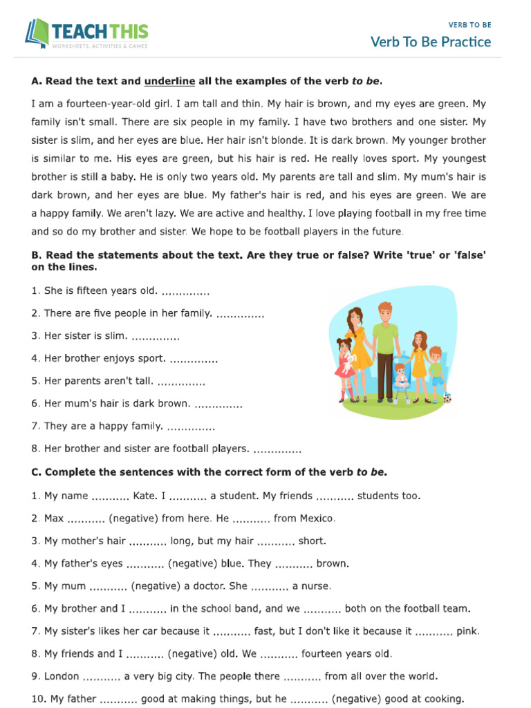 "Fill in Blanks: Have vs. Has Exercise" | PDF