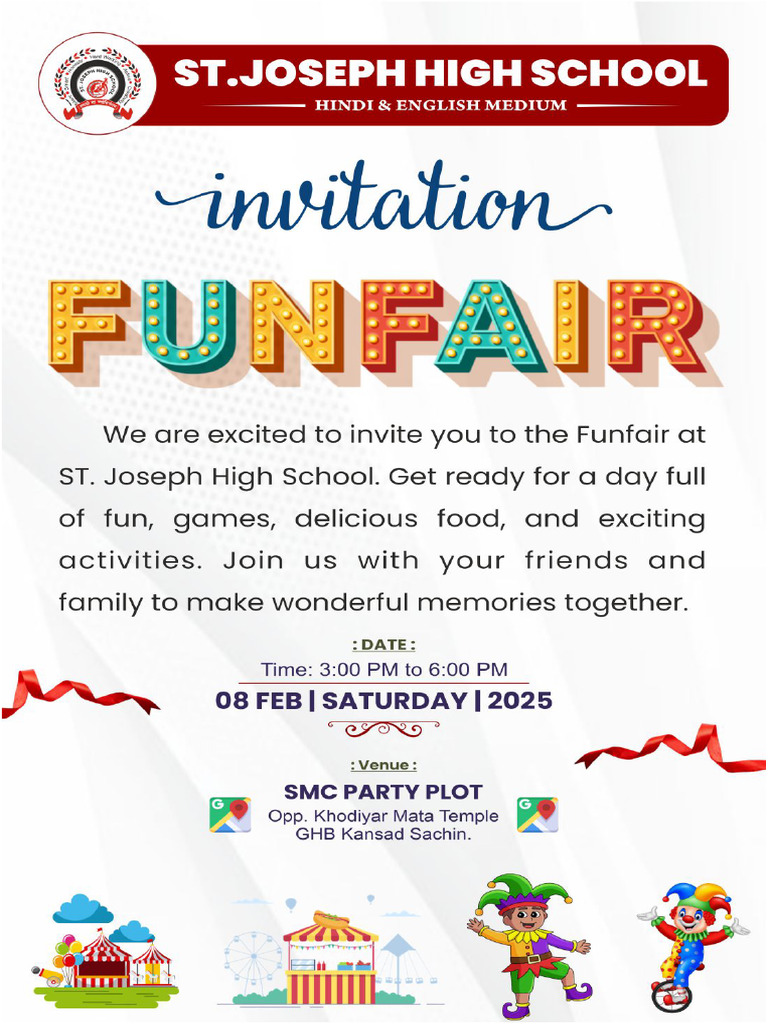 Fun Fair Invitation | PDF