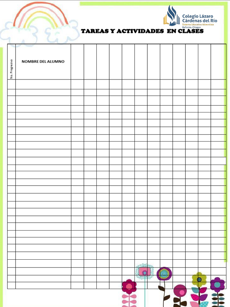 Tareas y Actividades en Clases | PDF