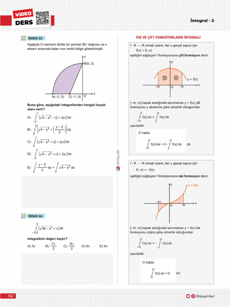 (Ayrılmış) 707438656 3D AYT Matematik VDD 2024 - 362 | PDF