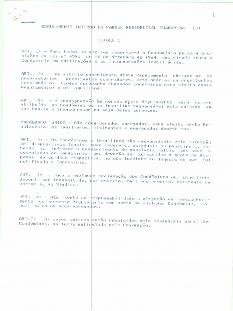 Regulamento Interno | PDF