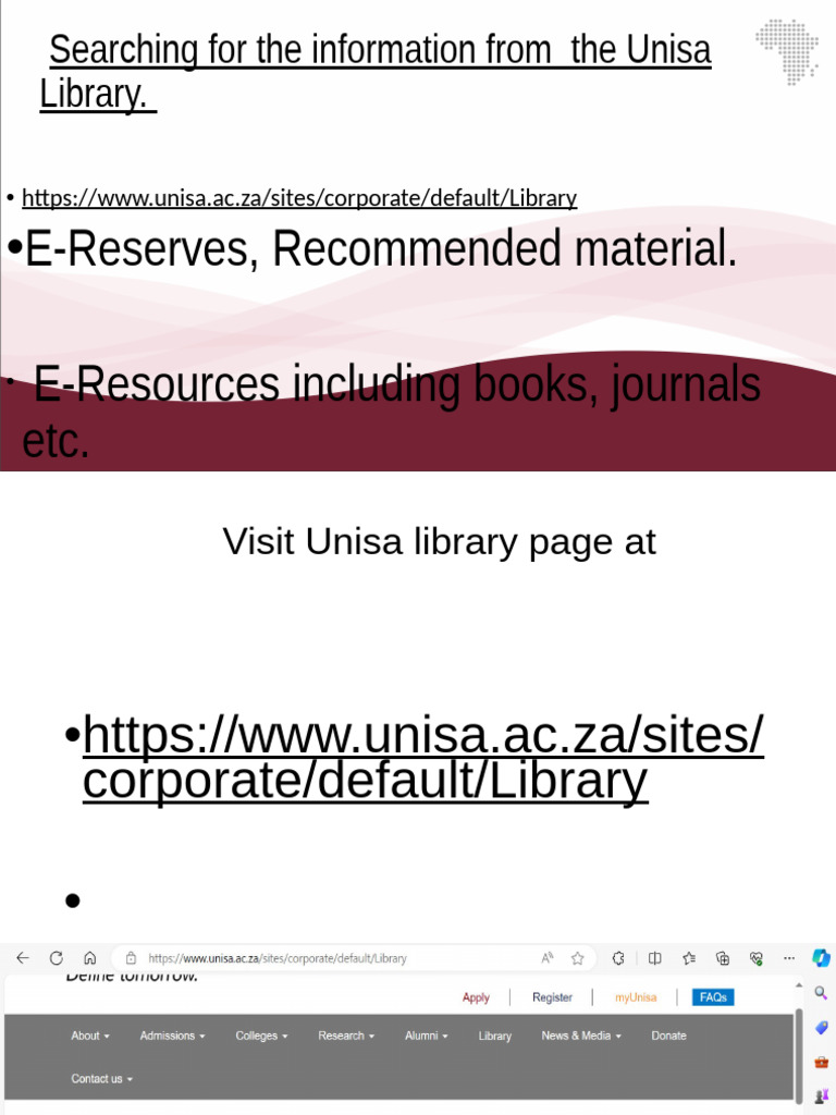 2024 CEDU How To Search For E-Reserves and Recommended Library Material (002) - Read-Only | PDF