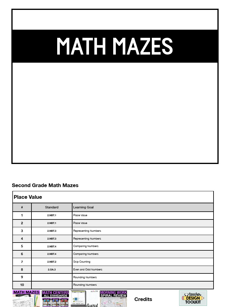 -2nd-Grade-Mazes-Place Value and Patterns | PDF | Mathematics | Arithmetic