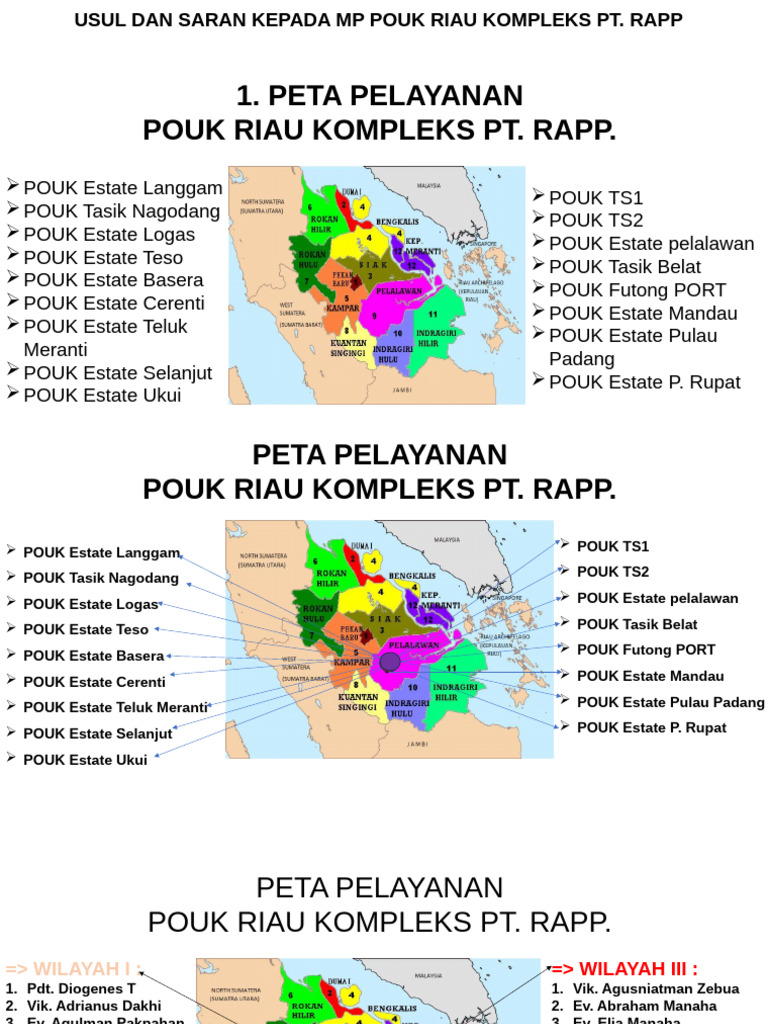 Peta Pelayanan Pouk Rk | PDF