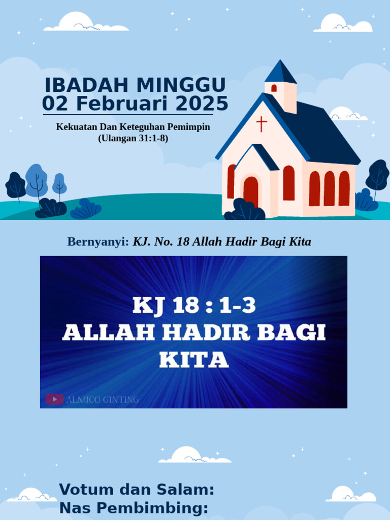 IBADAH MINGGU 02 Februari 2025 | PDF