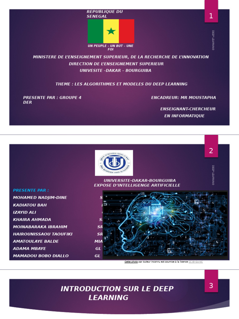 Notre Expose | PDF | Apprentissage automatique | Apprentissage profond