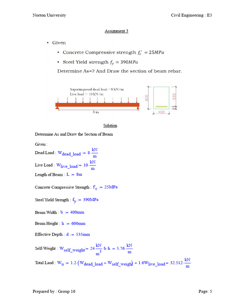RC3 | PDF | Beam (Structure) | Building Materials