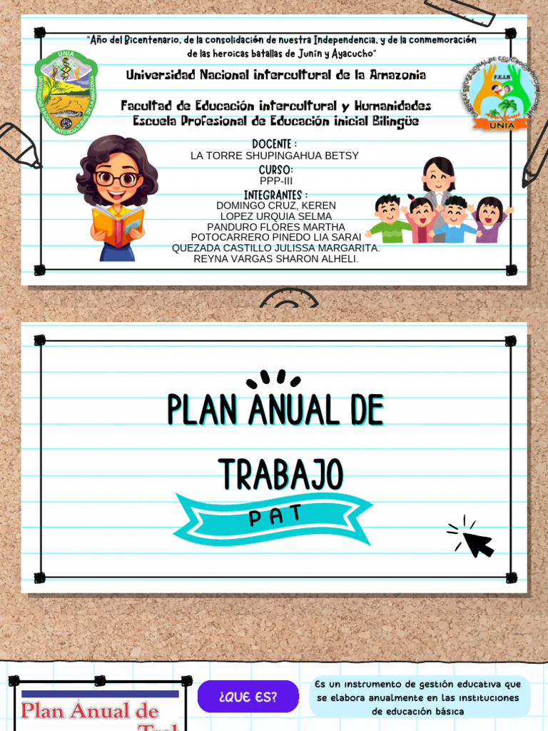 PPP Iii Pat Pci y Ri | PDF | Educación primaria | Institución