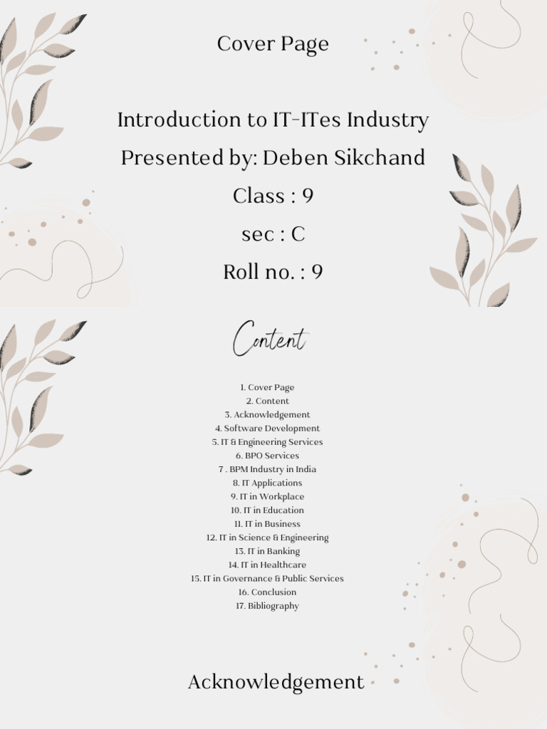 Overview of IT-ITes Industry Insights | PDF | Electronic Health Record ...