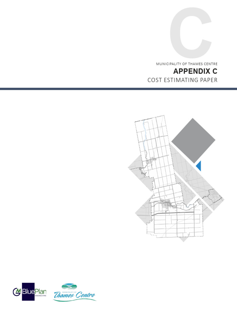 418109-191115-MSP-Appendix C-Cost Estimate Framework-E04 | PDF | Infrastructure | Sanitary Sewer