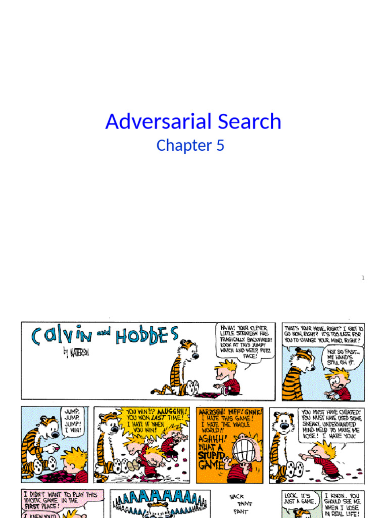Adversarial Search | PDF | Theoretical Computer Science | Algorithms