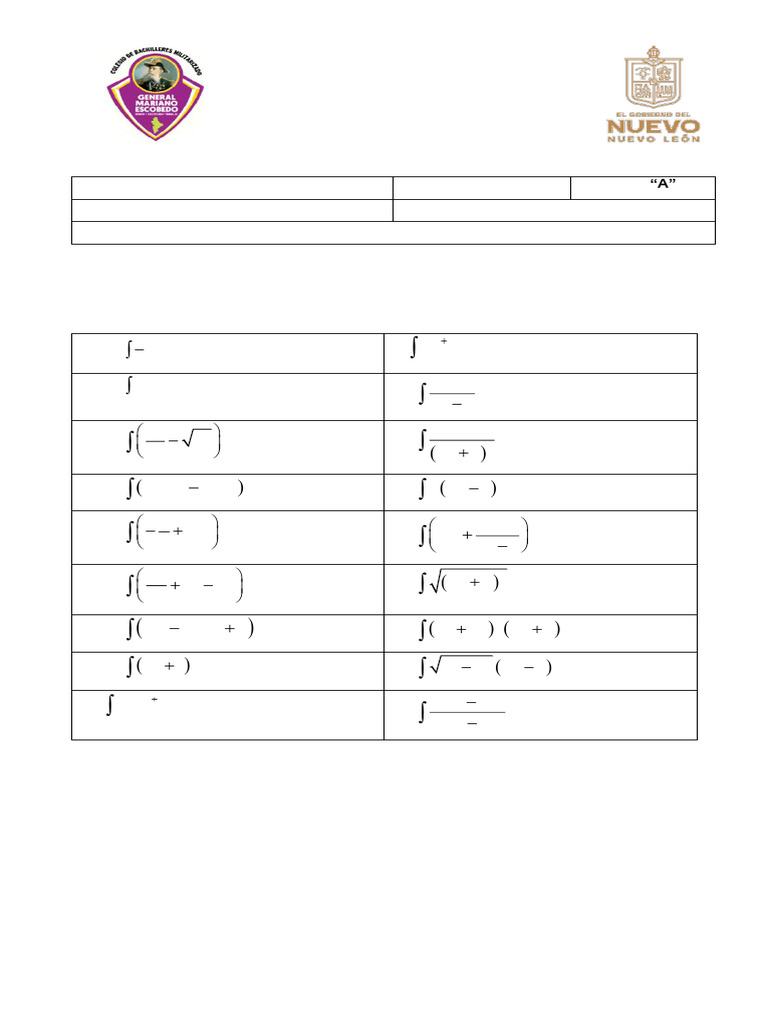 P2calculo Integral Heber Martinez Tipo A | PDF