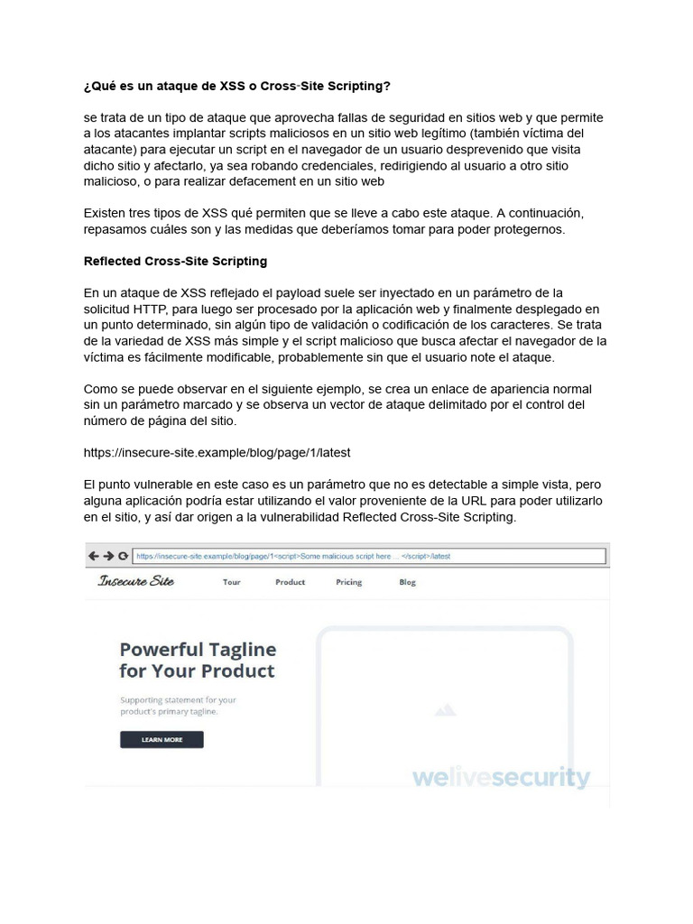 Guía de Ataques XSS y Prevención | PDF | Modelo de objeto de documento ...