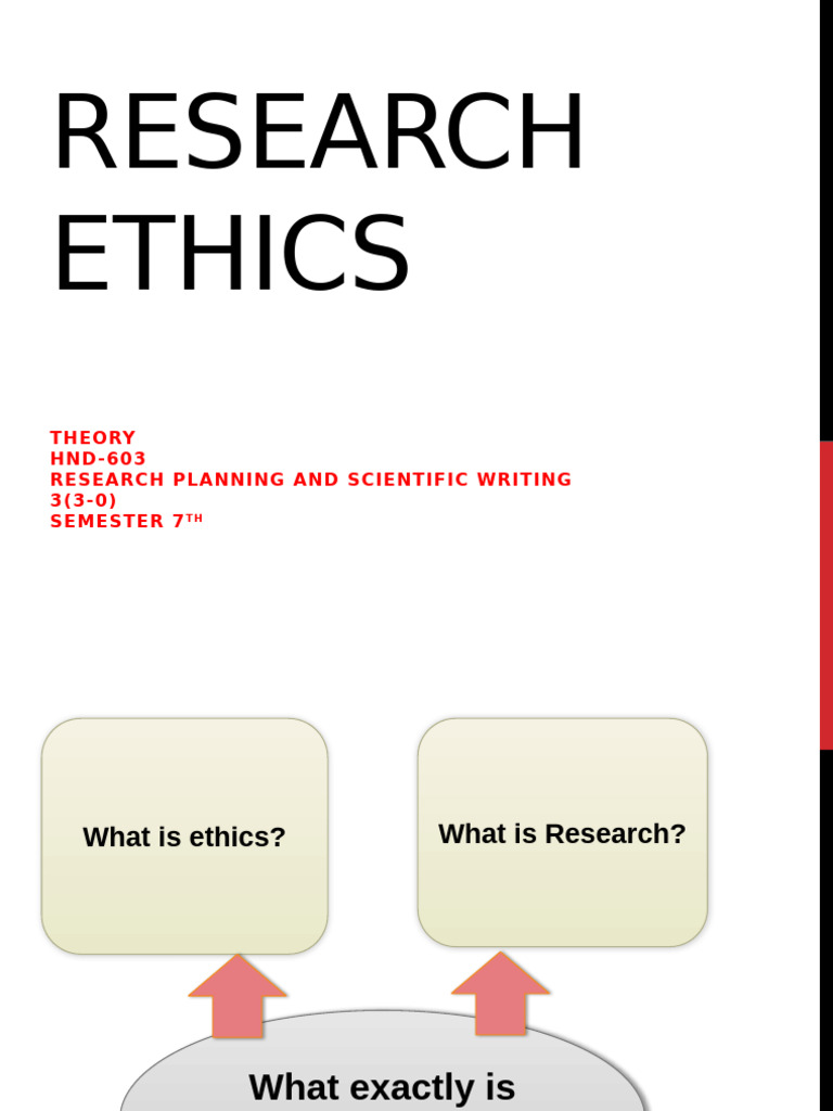 Lec 7 Research Ethics | PDF | Clinical Trial | Phases Of Clinical Research