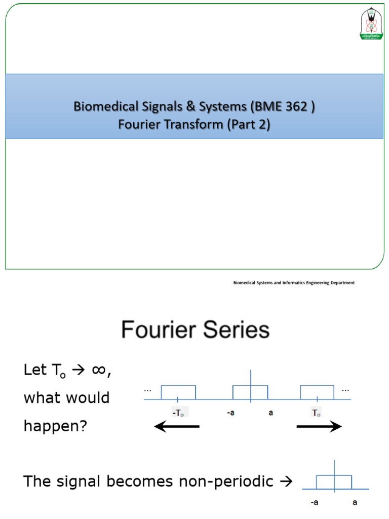10 - Fourier Transform (Part 2) | PDF | Radio | Am Broadcasting