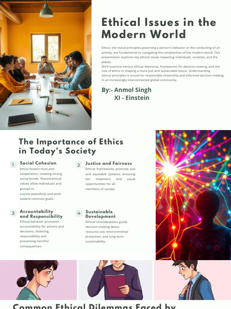 Ethical Issues Presentation | PDF | Computer Security | Security