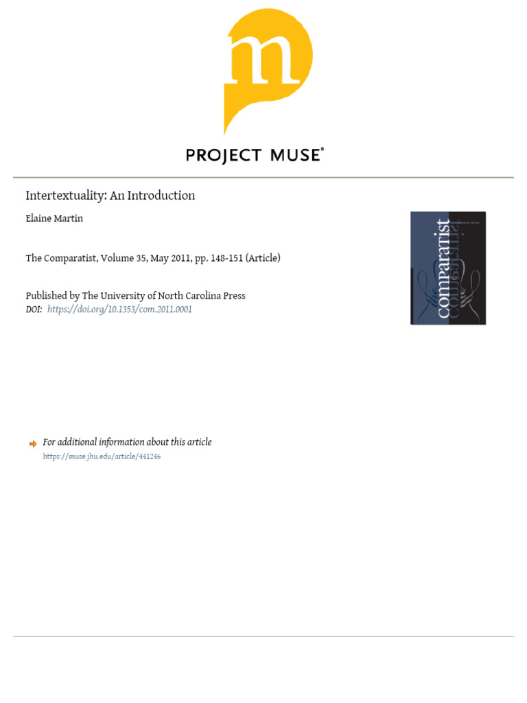 Martin Intertextuality | PDF | Intertextuality | Writing