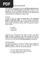 b1+ Writing | PDF