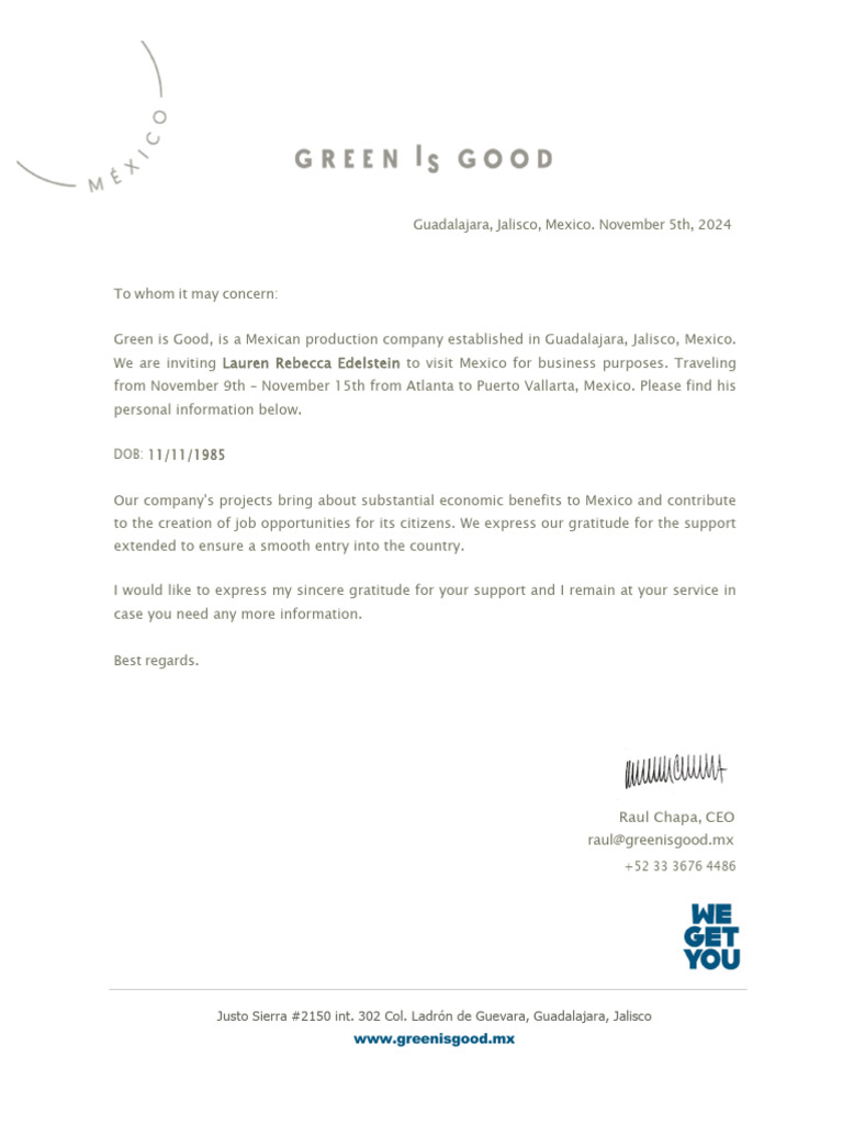 Invitation Letter Shopbop | PDF | Mexico | Psychological Schools