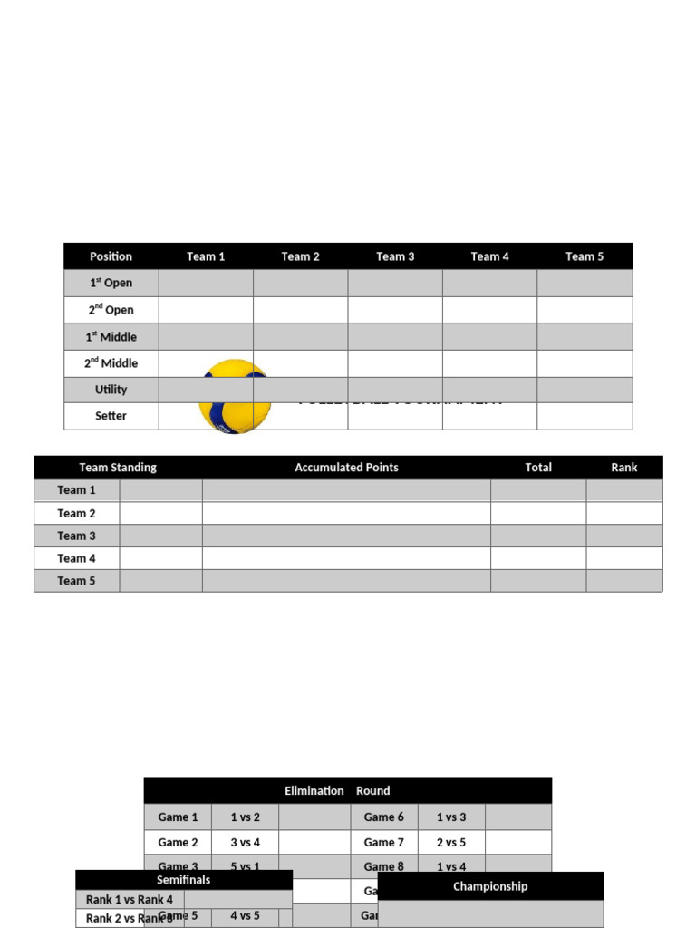 Volleyball | PDF