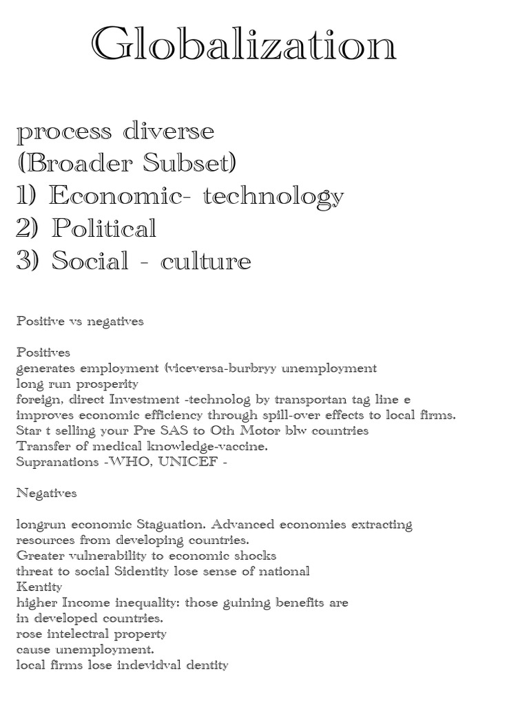 International Management - Globalization | PDF