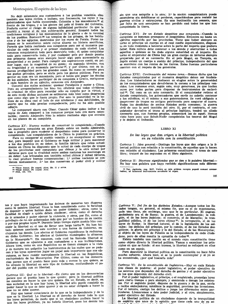 Tema 6-2 Del Espíritu de Las Leyes | PDF