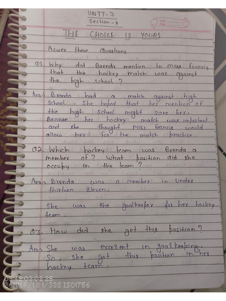 ENGLISH Reader Class 8 Unit 6 | PDF