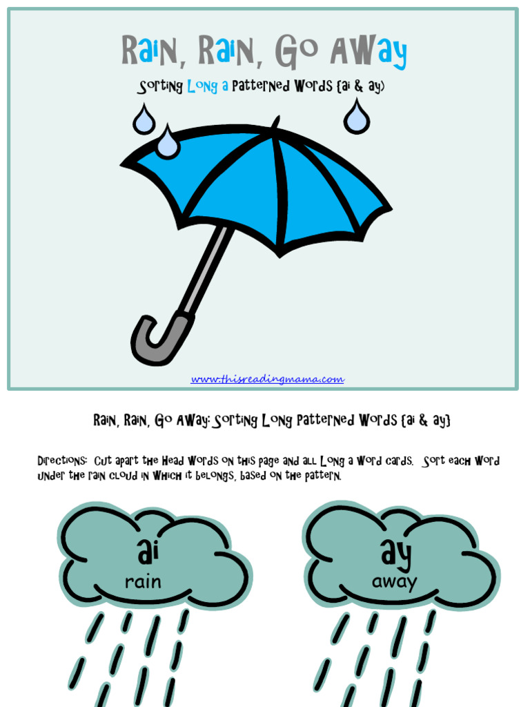 RainRainGoAway LongaPatternedSort | PDF