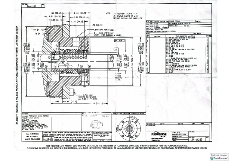 DWG Mechseal 217 | PDF