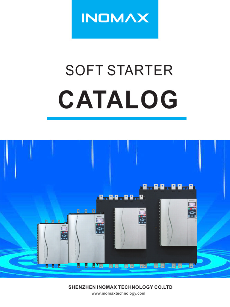 INOMAX Soft Starters Catalog V218 | PDF | Power Supply | Electric Motor