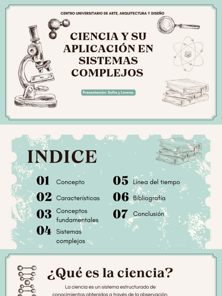 Ciencia y Los Sistemas Complejos en La Arquitectura | PDF | Teoría del caos | Sistema