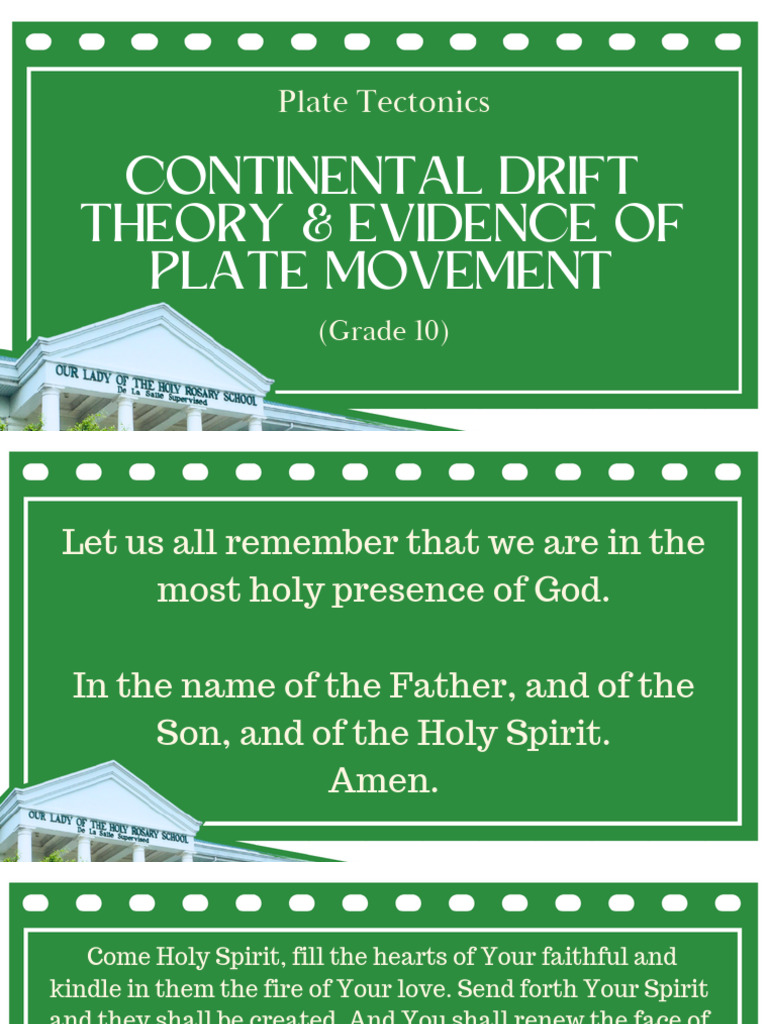 Continental Drift Theory & Evidence of Plate Movement | PDF | Plate ...