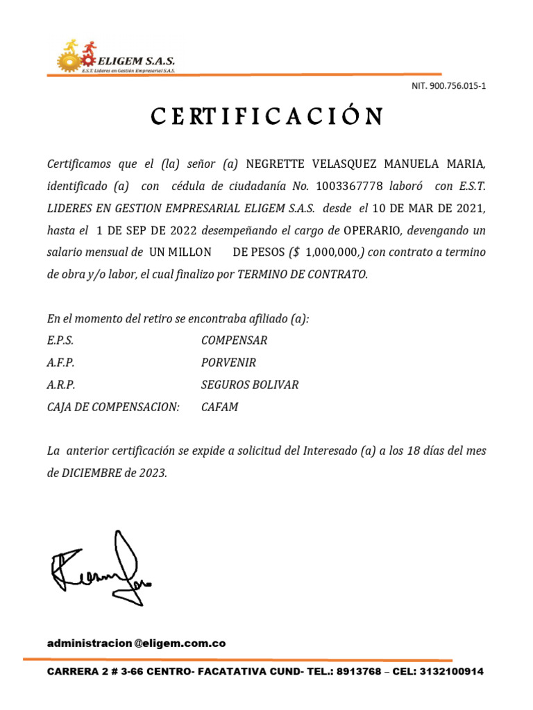 Negrette Velasquez | PDF