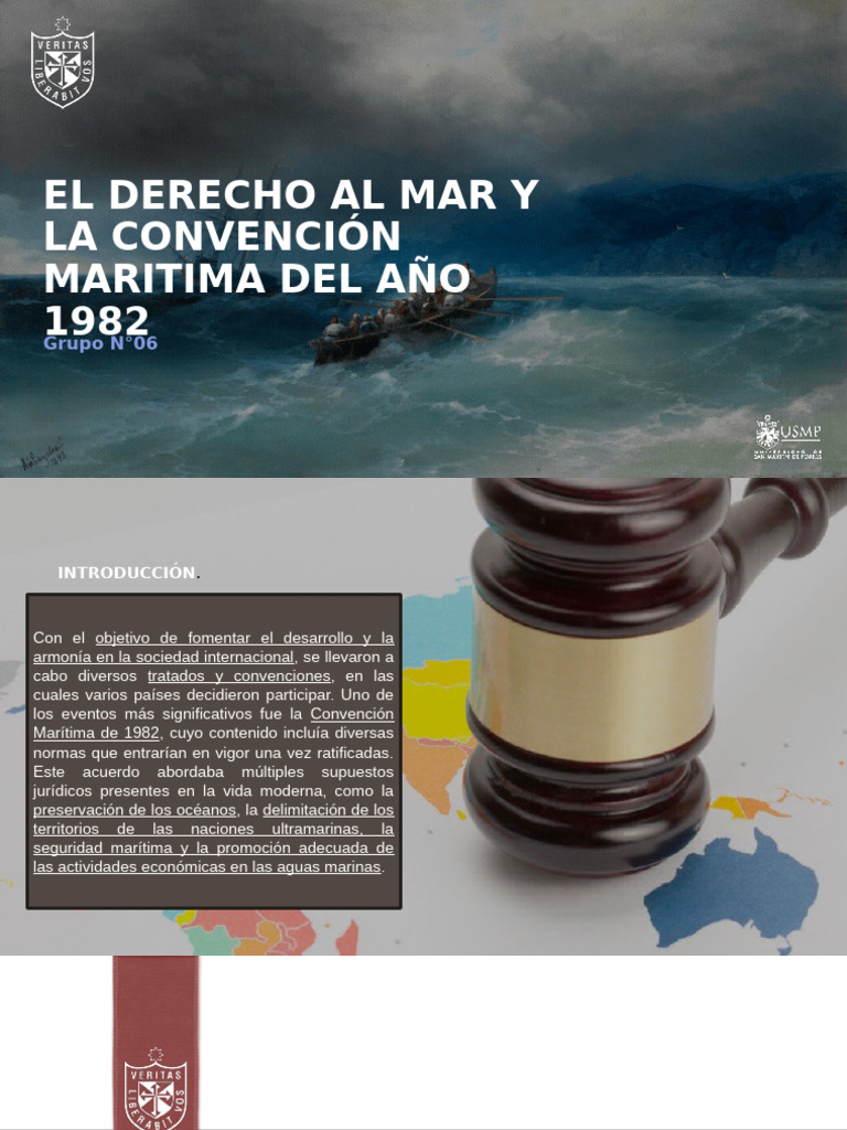 El Derecho Al Mar y La Convención Maritima Del Año 1982 | PDF | Aguas ...