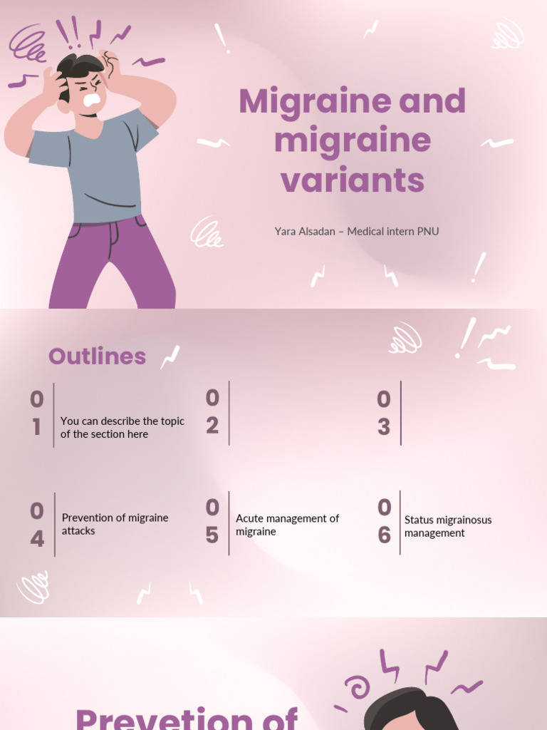 Migraine and Migraine Variants 2024 | PDF | Migraine | Drugs