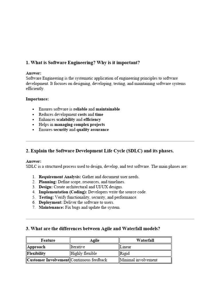 Software Engineering Solvings01 | PDF | Scrum (Software Development) | Software Development Process