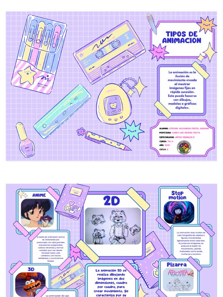 Tipos de Animacion Stefany Alexandra | PDF