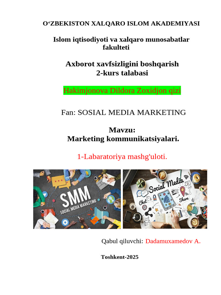 1-Labor Ish SMM | PDF