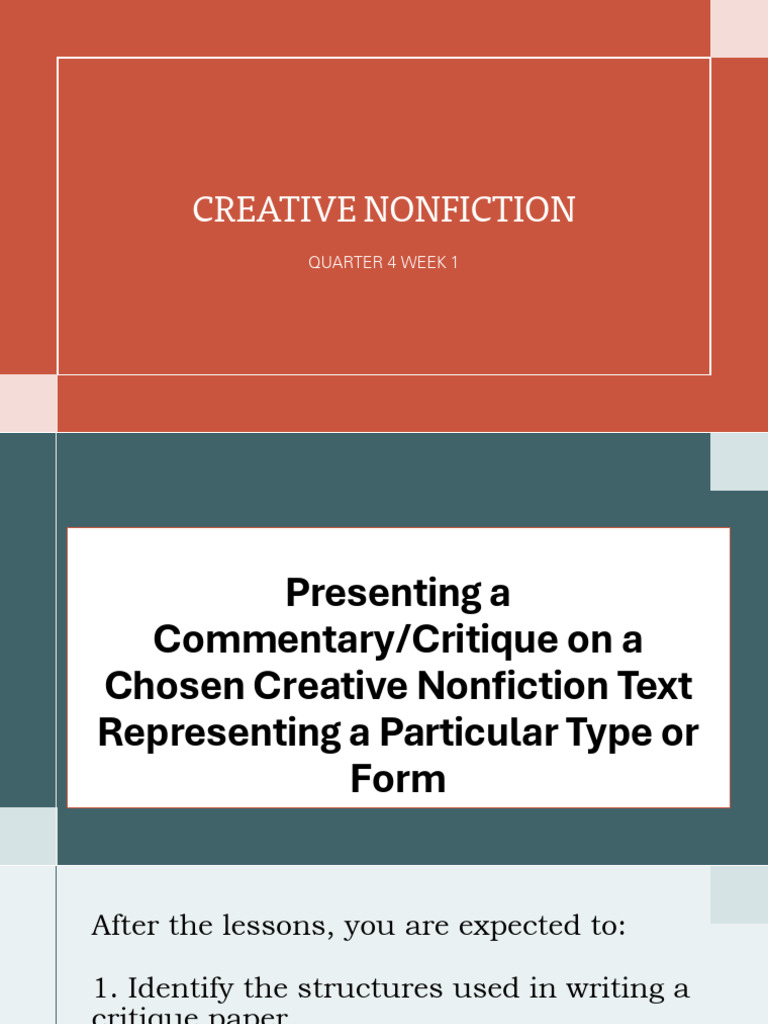 CNF-Q4-W1 | PDF | Evaluation | Essays