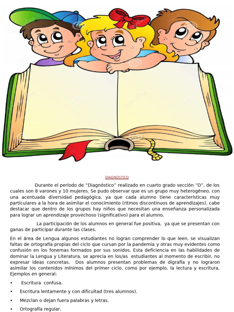 7° diagnóstico y planificación anual | PDF | Escritura | Enseñando
