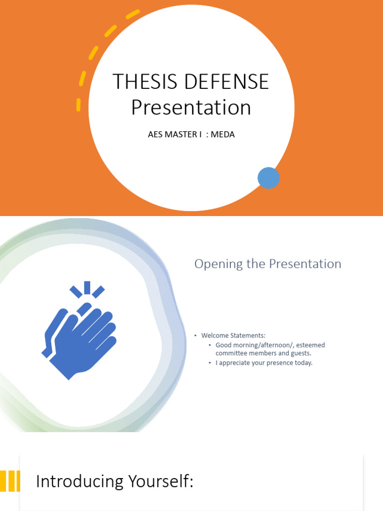 Thesis Defense Presentation Guide | PDF